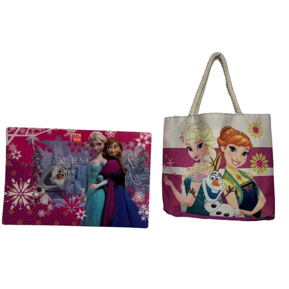 Disney | Other | Disney Frozen Bag 2x11x3 Place Mat Zac Bpa Free 12x17 ...